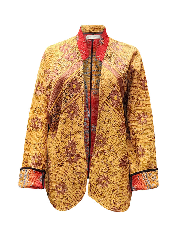 kantha vintage short jacket – Fifth Origins
