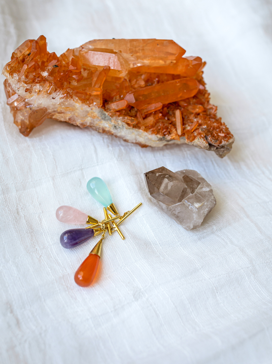 infinity gemstone necklace – Fifth Origins