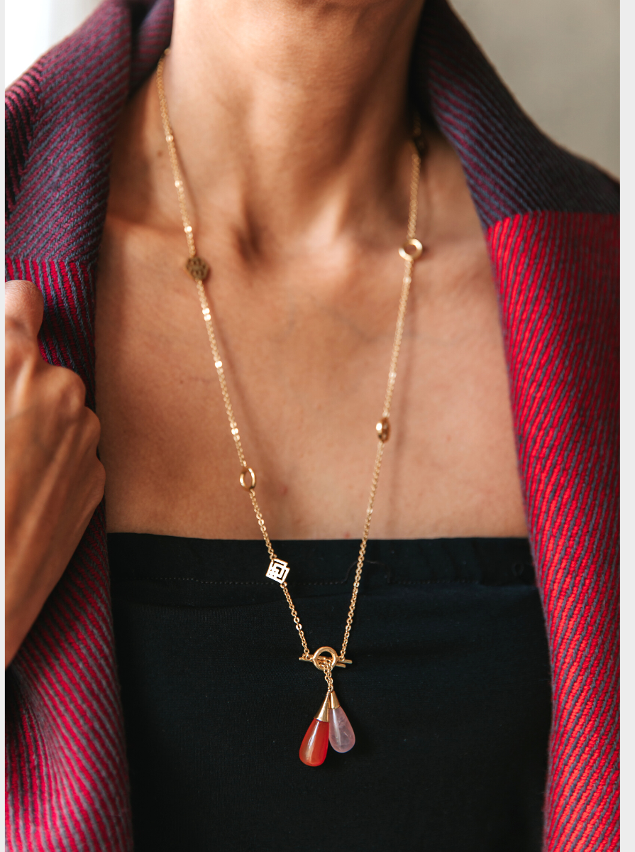 infinity gemstone necklace – Fifth Origins