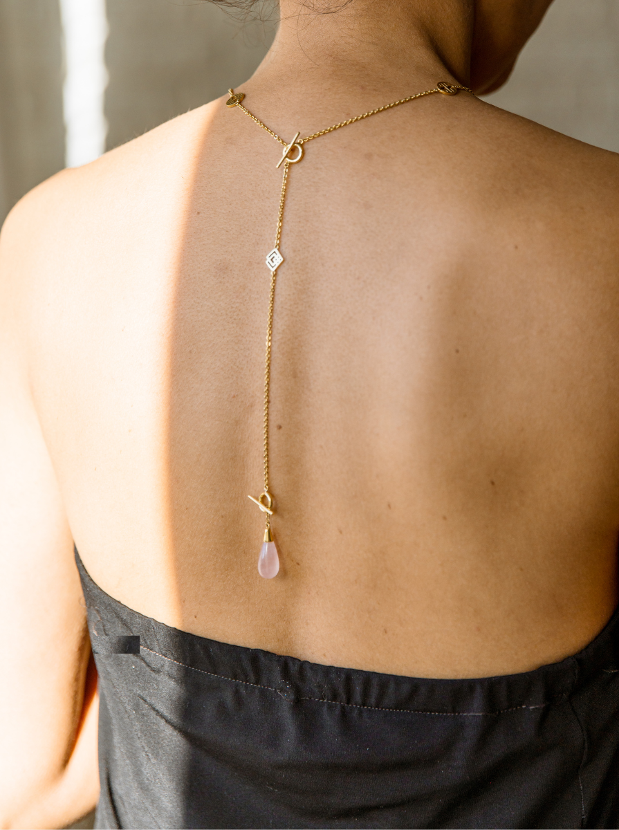infinity gemstone necklace – Fifth Origins